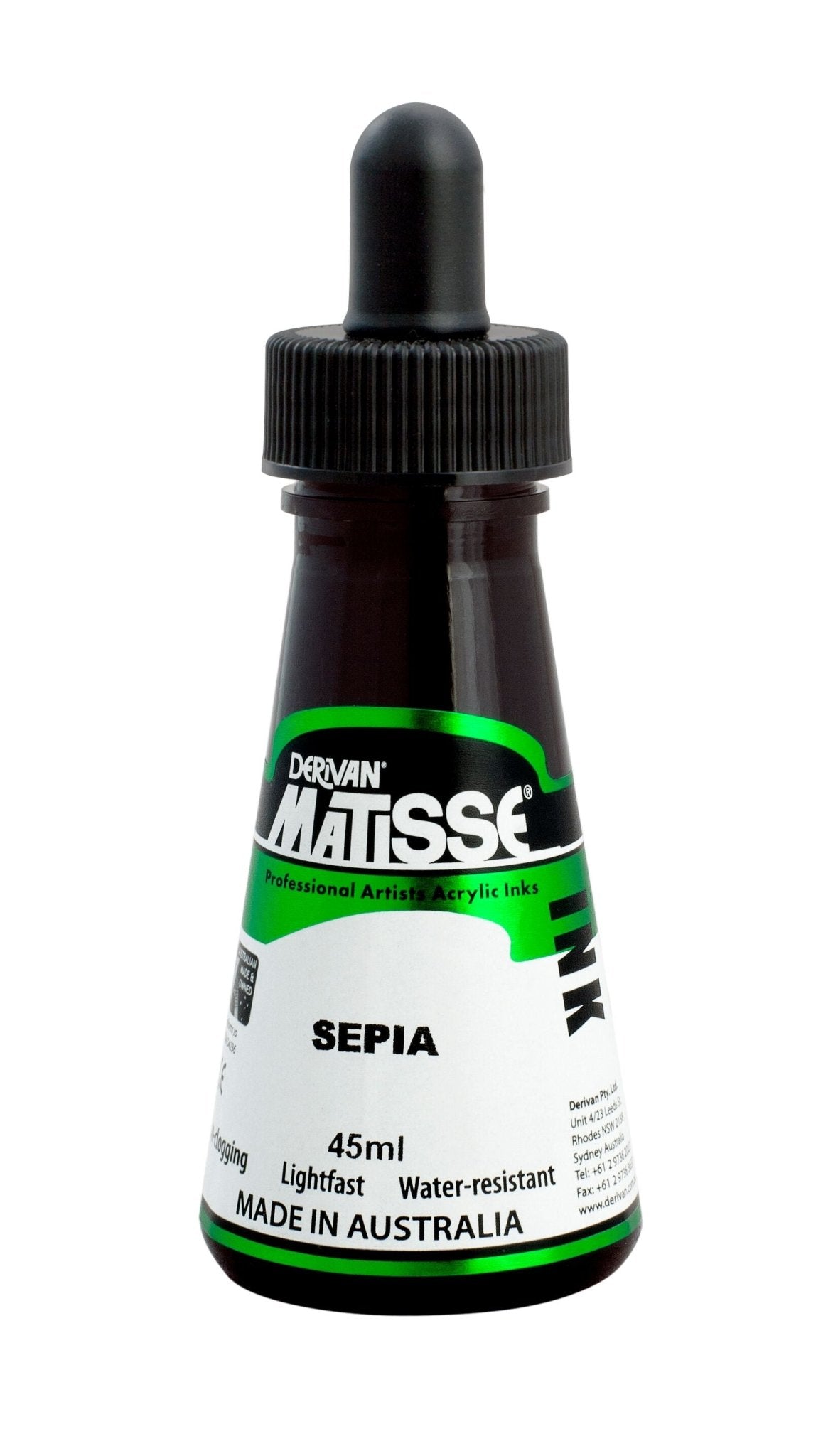 Matisse Ink 45ml Sepia – Bayswater Art Supplies